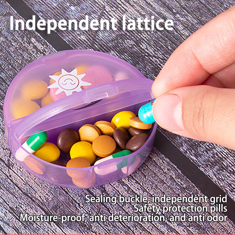 Pill Medicine Container Independent and Odor-Proof Medicine Pill ...