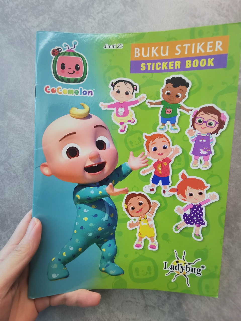 Cocomelon JJ 3 in 1 Kid Learning Draw Line, Sticker Book & Colour Book ...