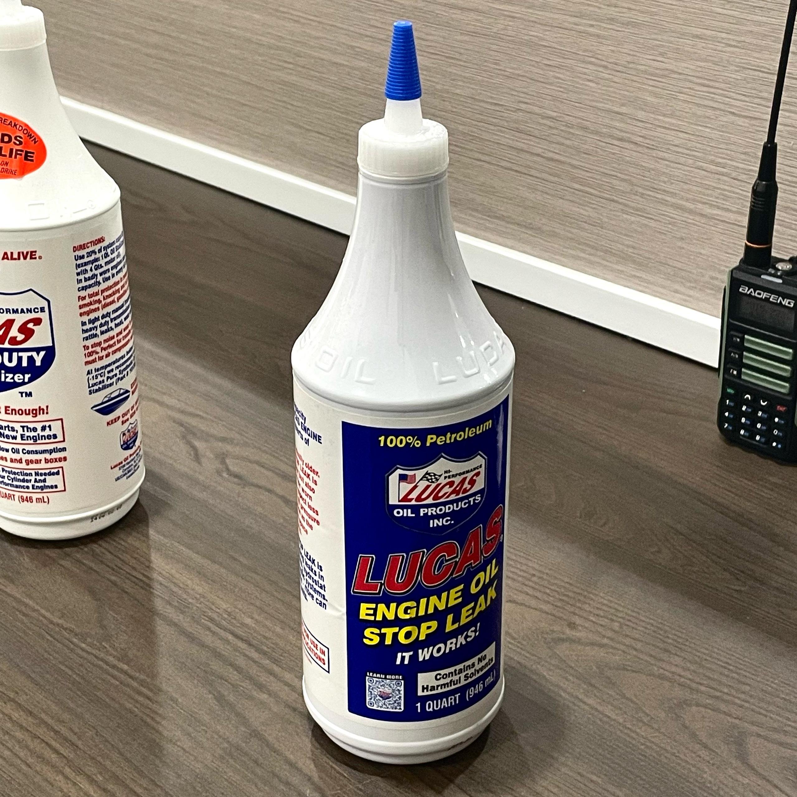 [GENUINE] Lucas Oil Engine Oil Valve Seal Stop Leak / White Smoke Stop ...