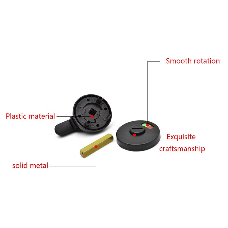 3Pcs Toilet Indicator Lock Public Toilet Indicator Lock Toilet Engage ...