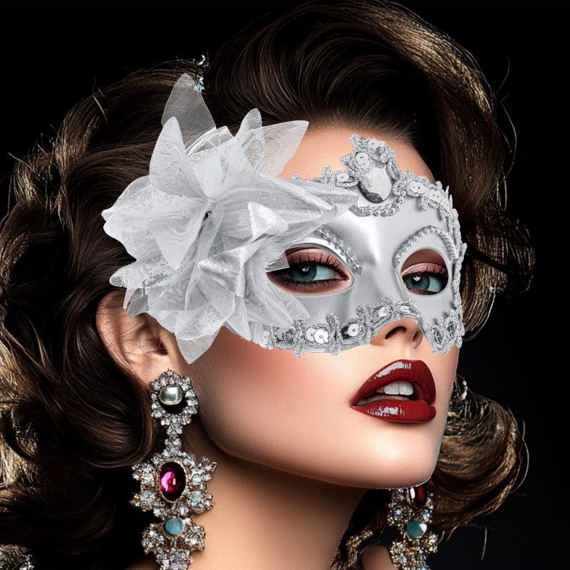 3PCS Masquerade Mask Vintage Mask Mysterious Mask Cosplay Mask Elegant ...