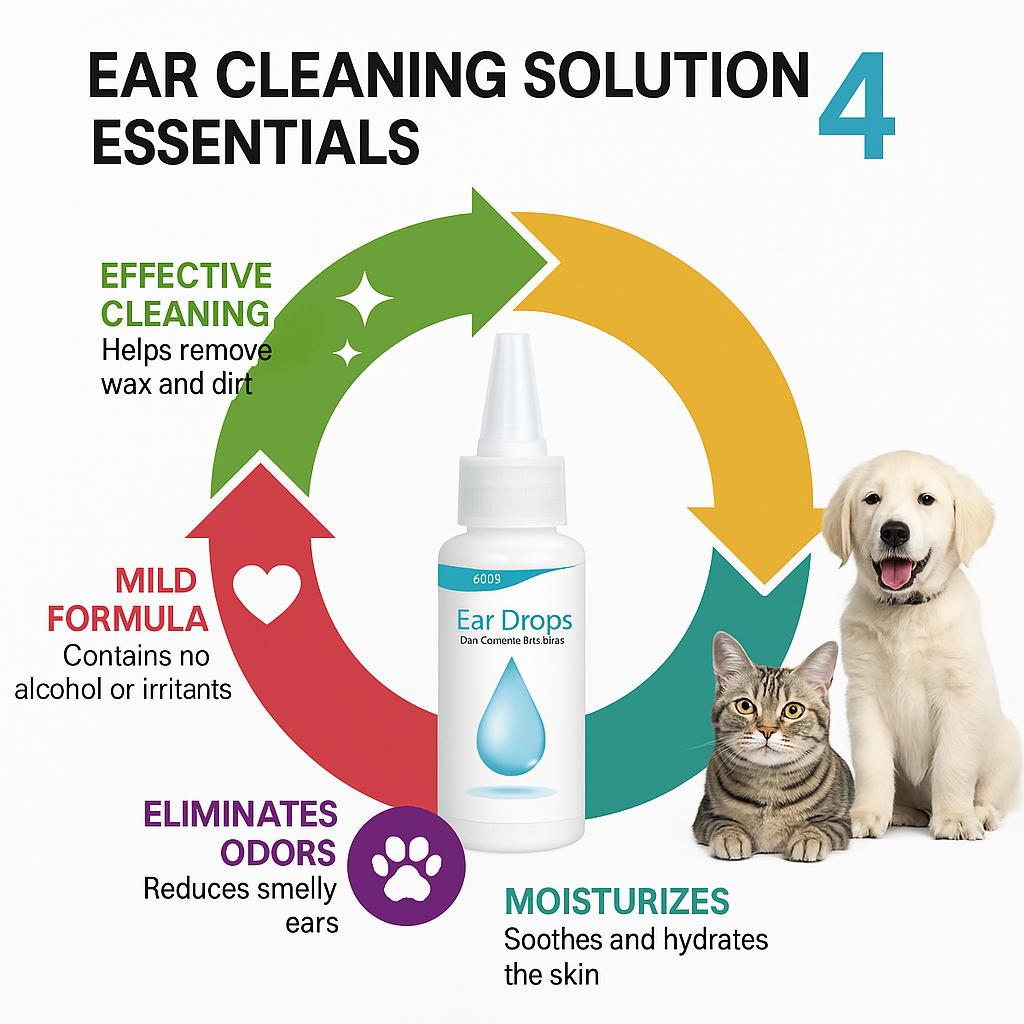 Borammy Pet Ear Drop EarDrop Cat Dog Cleaner Cleanser Ubat Telinga ...