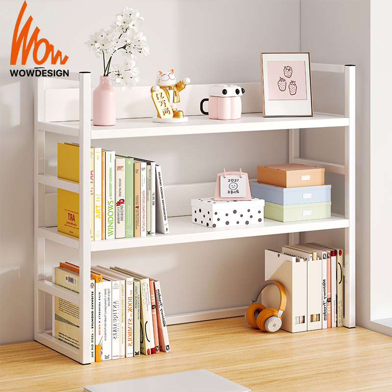 Desk Organizer Book Rack Desktop Storage Rack Tabletop Bookshelf Rak ...