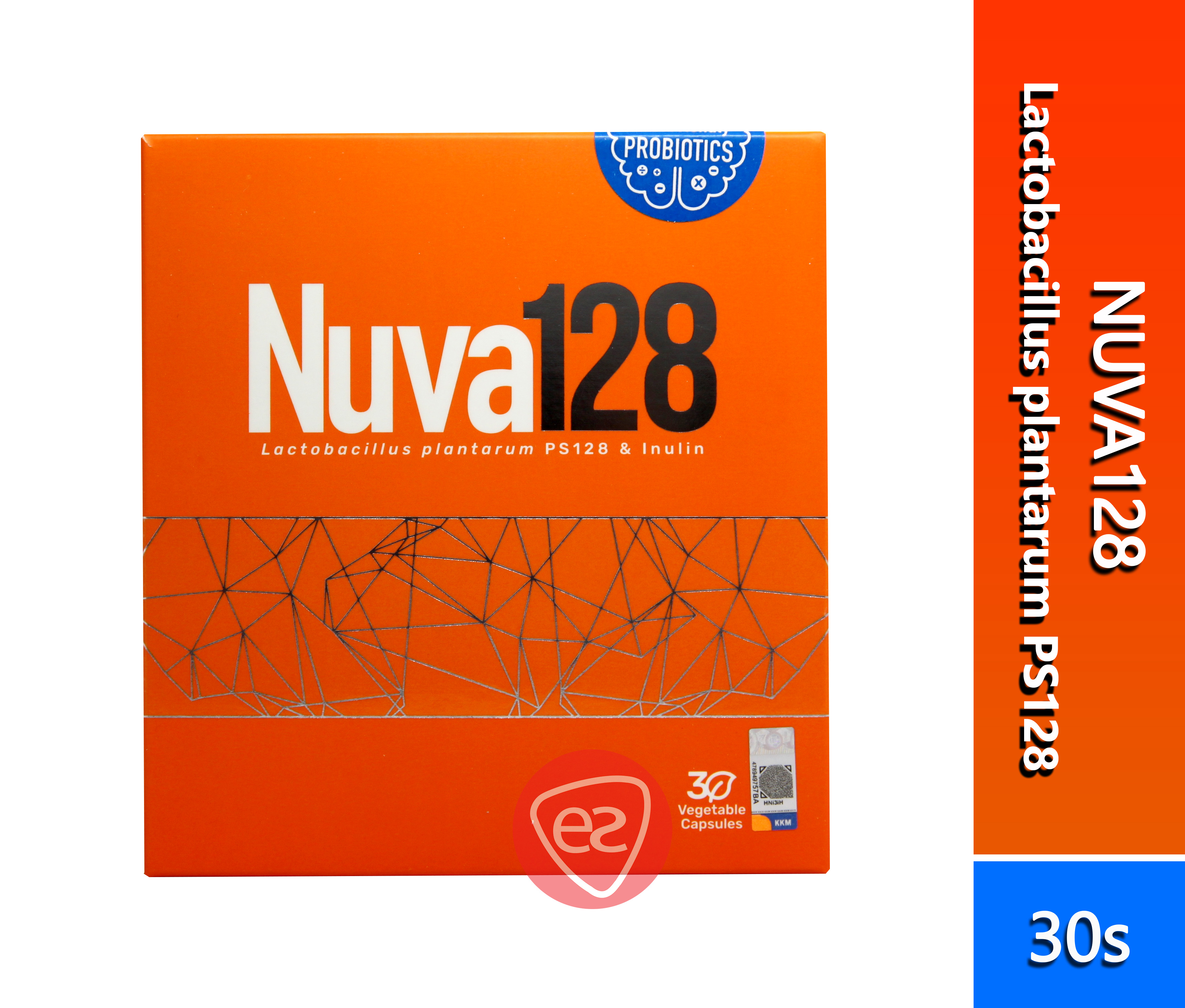 Nuva128 Lactobacillus Plantarum PS128 & Inulin Vegetable Capsules ( 30s ...