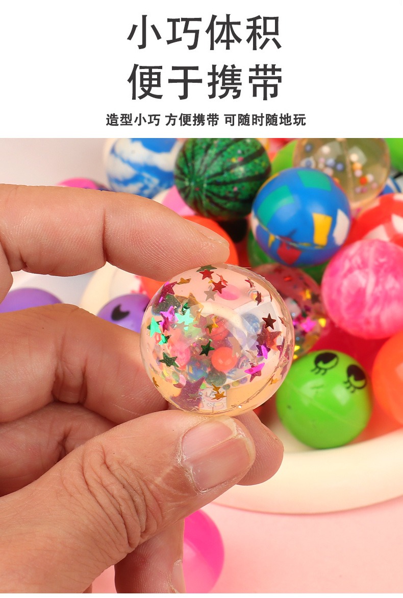 Bola Getah Lompat Klasik Seronok Rubber Bouncy Ball Toys Kids ...