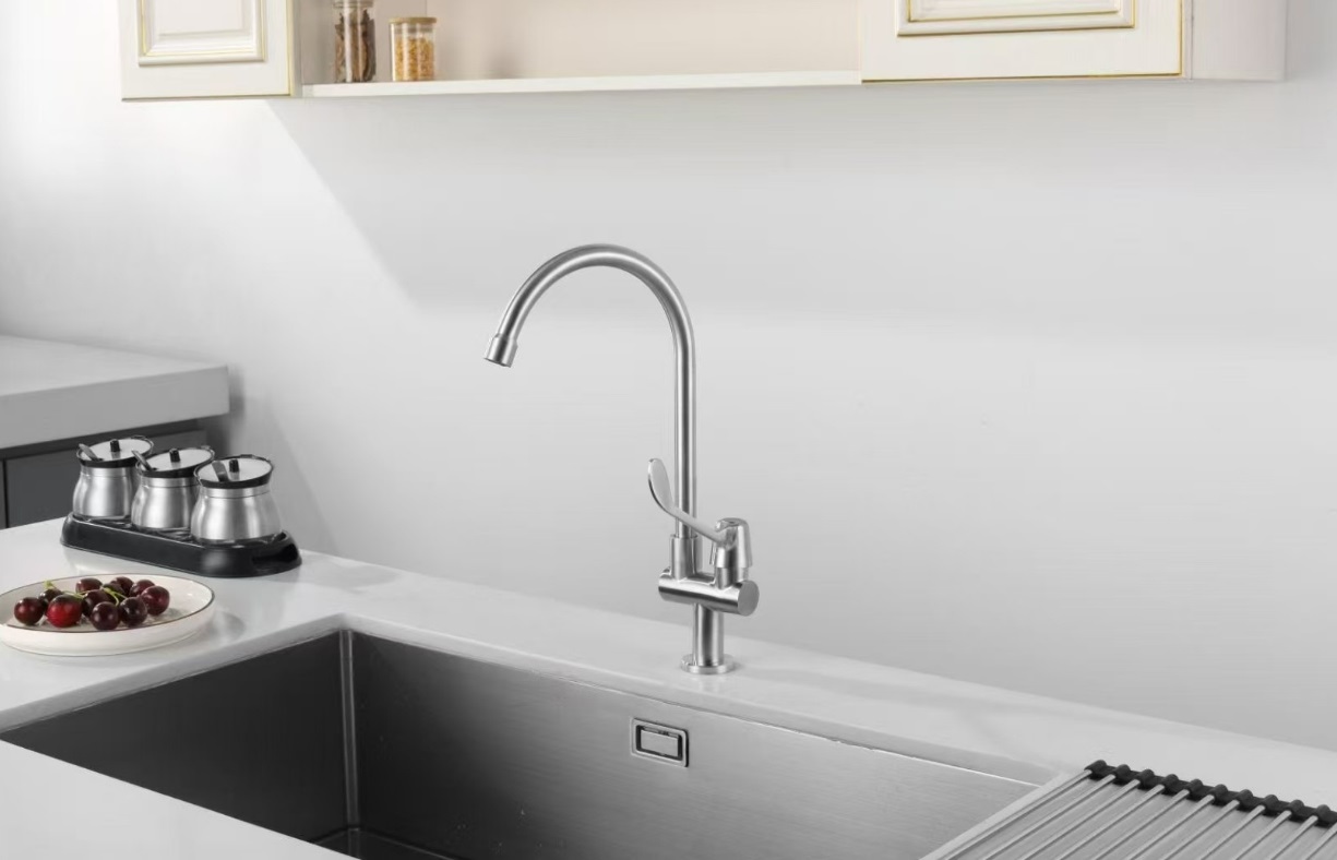 HYGIENE MEDICAL HEALTH LONG HANDLE WATER TAP PILLAR WALL SINK TAP ...