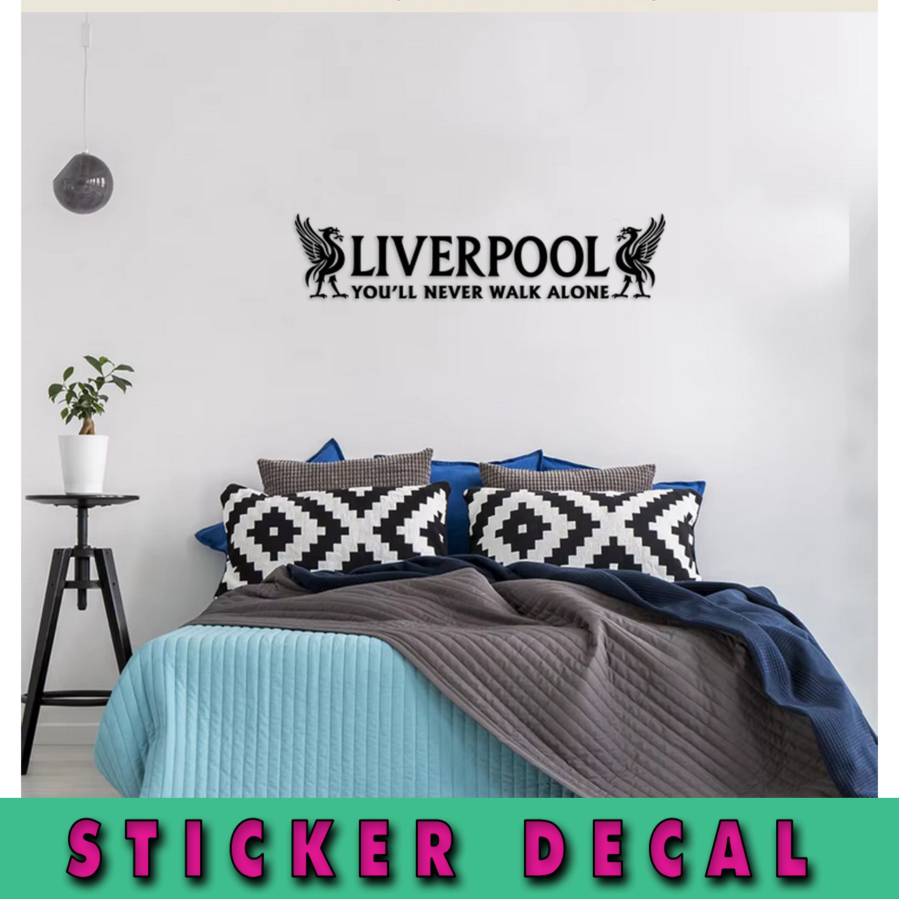 Liverpool Football Club FC Car Stickers Custom You`re Never Walk Alone ...