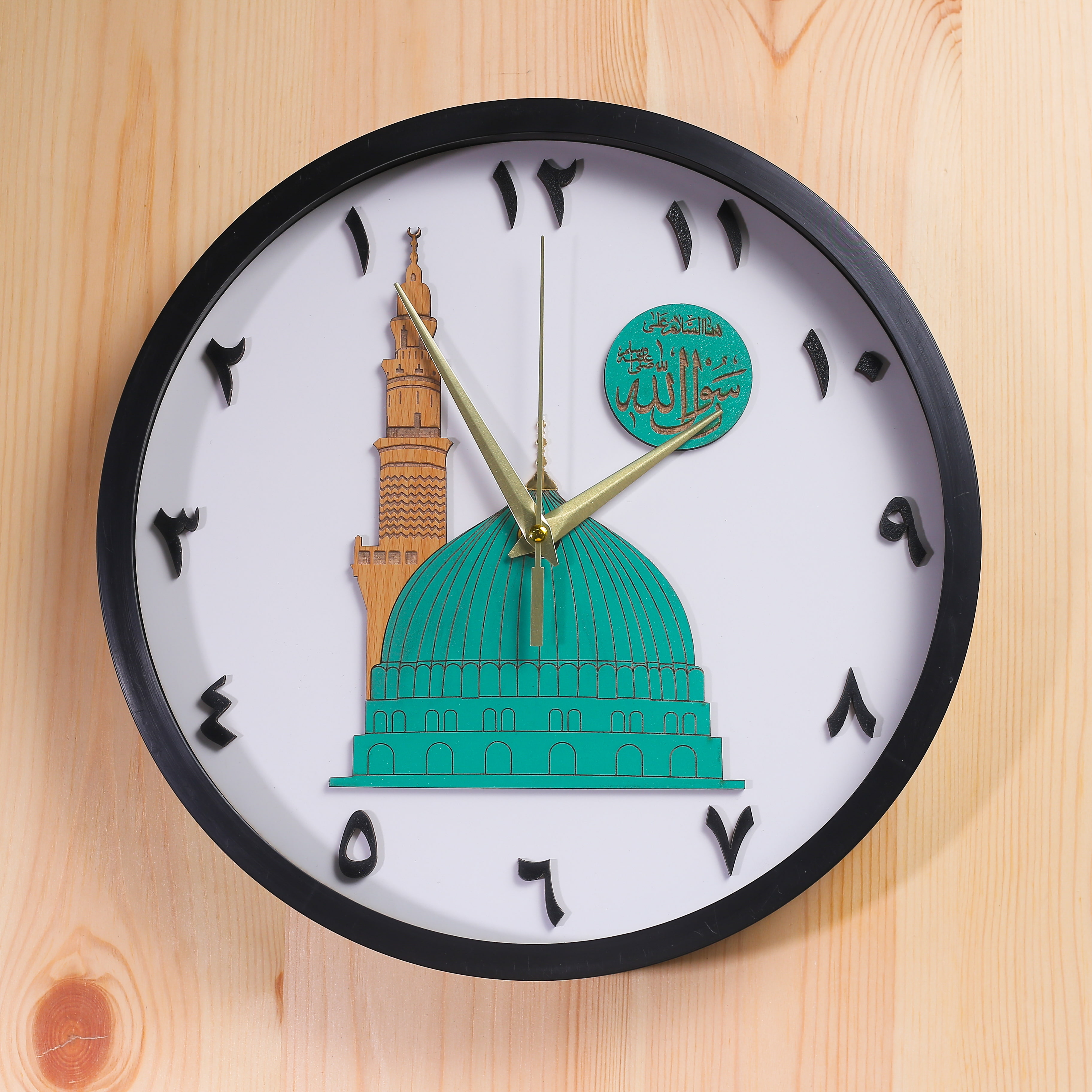 Jam Dinding Tawaf Islamic Decor Wall Clock Calighraphy | Shopee Malaysia