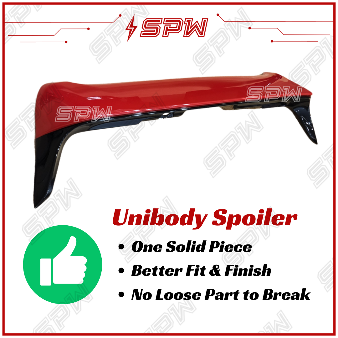 Perodua Myvi G3 (2018-2025) OEM Gear Up Spoiler MG3 GU Rear Lip Top ...