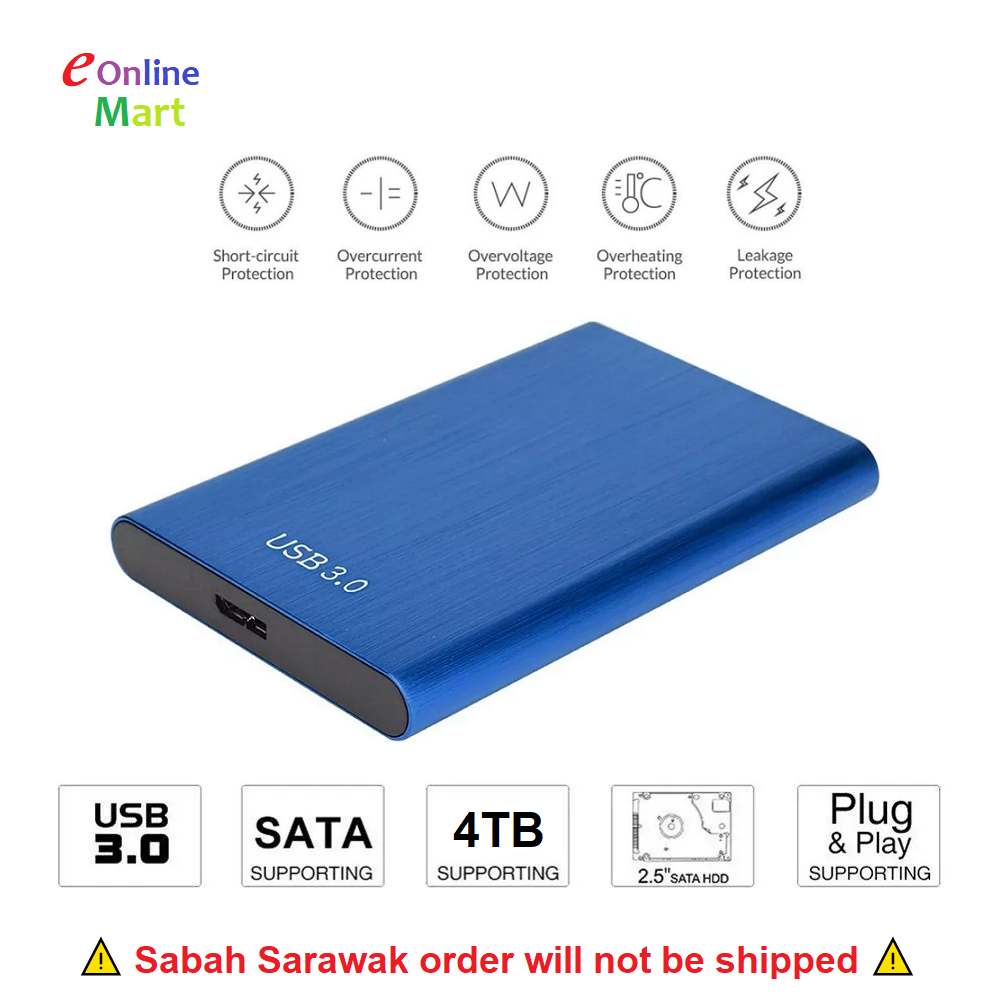 USB 3.0 2.5 inch SATA External Hard Disk Casing Tool-Free 2.5 Hard Disk ...
