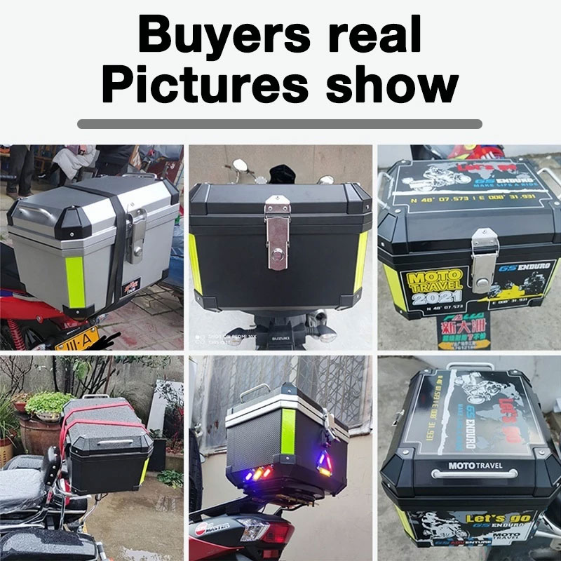 ABS TOP BOX Aluminium Top Box 45L ALUMINIUM LOCK Top Box Aluminium ...