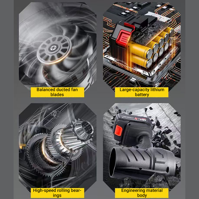 Turbo Blower Cordless Violent Fan Turbo High-Speed Handheld ...