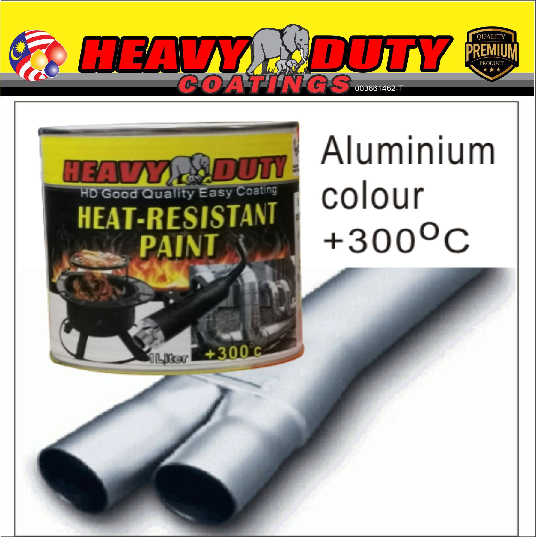 5L (300°C) HEAVY DUTY ( HEAT- RESISTANT ALUMINIUM ) HI-HEAT High ...