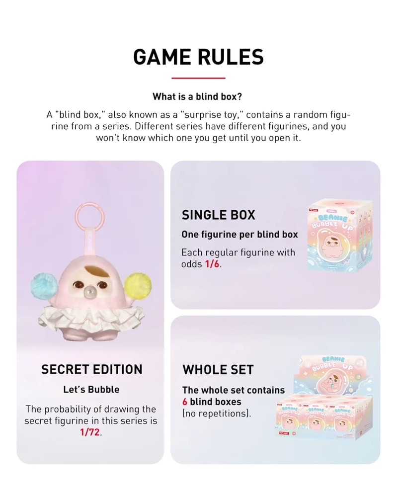 Popmart Official [READY STOCK] PUCKY BEANIE BUBBLE UP SERIES-Plush ...