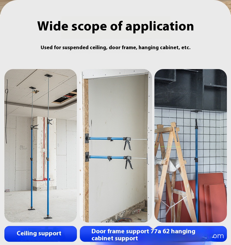 Telescopic Support Rod Lifter 30cm-290cm Hanging Cabinet Ceiling ...