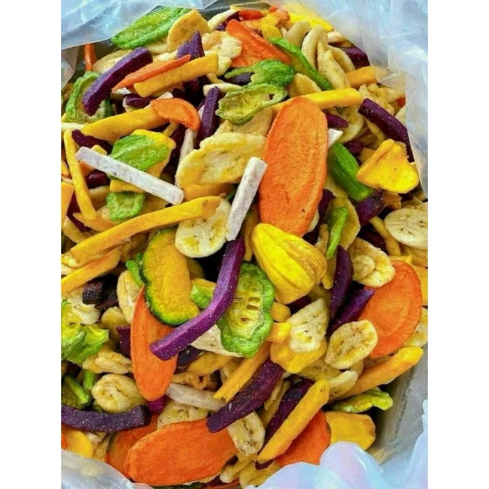 【KT】HALAL/Kerepek Sayur Kering Campuran Keropok Sayuran Kering Segar ...