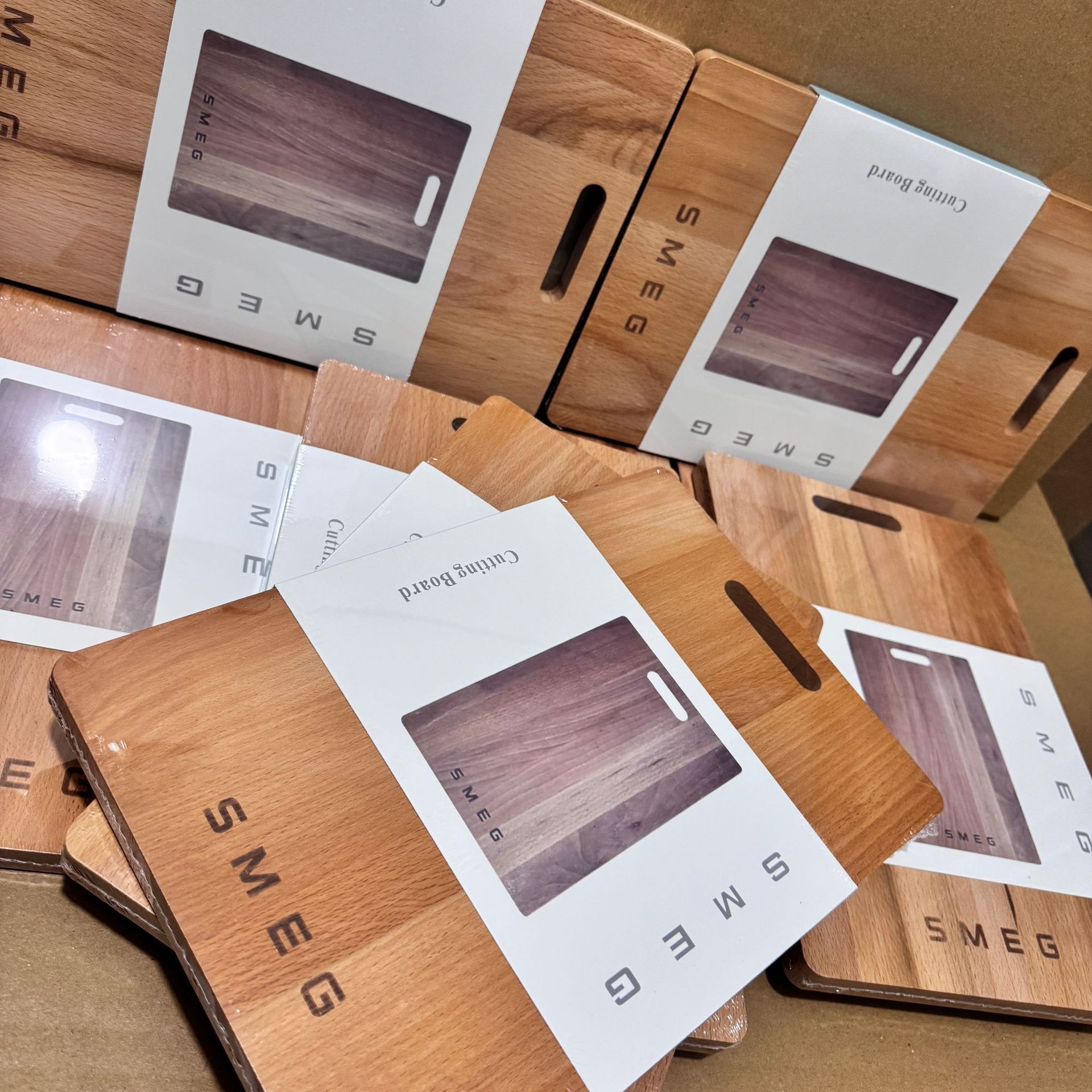 Italy SMEG solid wood rectangular cutting board household cutting board ...