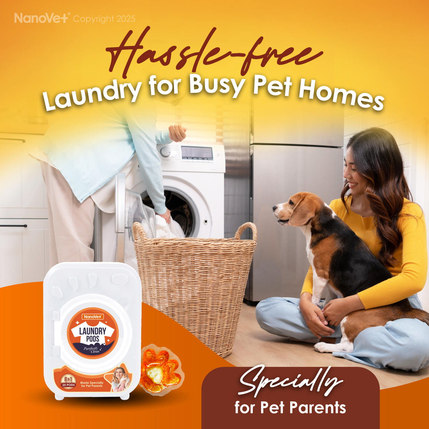 Nanovet® Laundry Pods for Pet Parents (25 Pods) | Shopee Malaysia