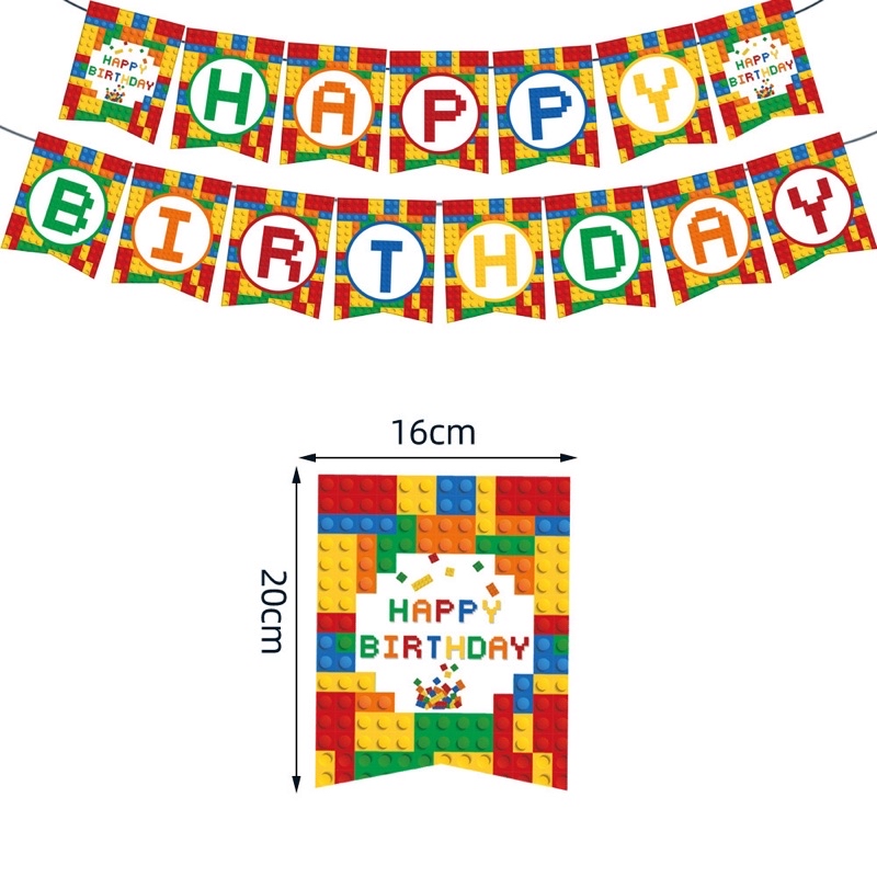 🎁🇲🇾2025 LEGO Birthday background Banner Birthday Backdrop / Hari Jadi ...