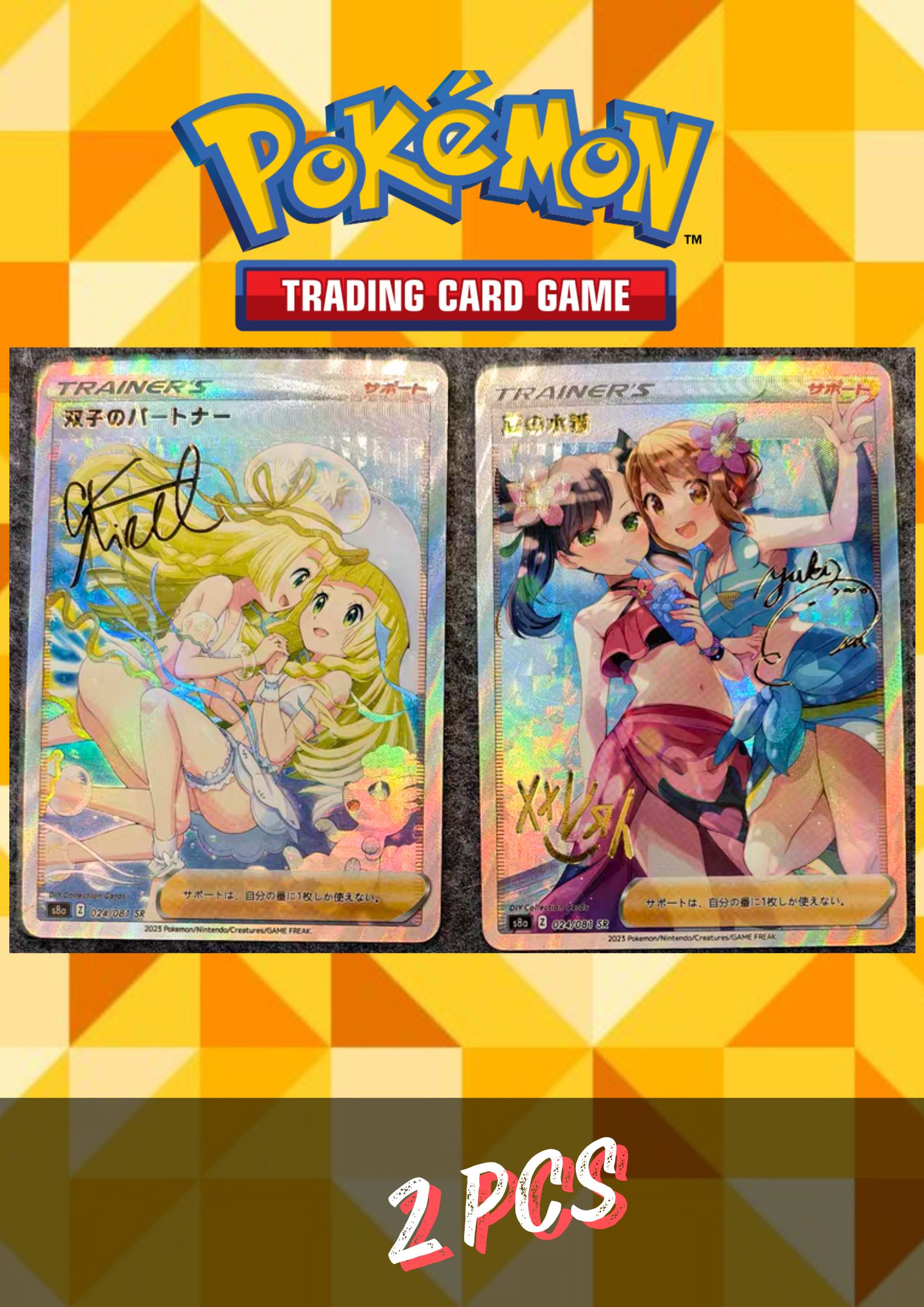 [DIY CARD][POKEMON PTCG] DIY custom ANIME card pokemon Twin Lillie ...
