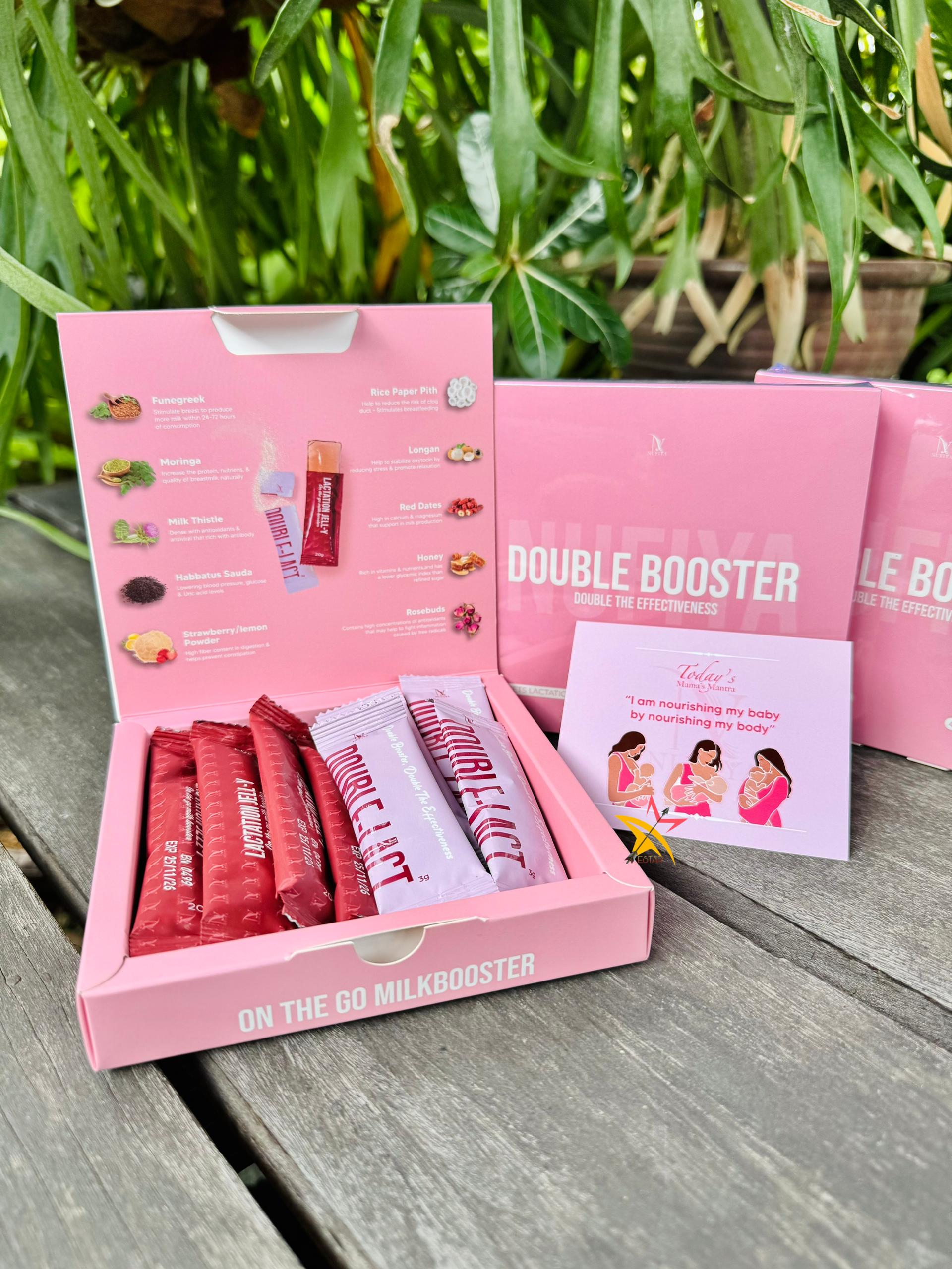NUFIYA Double Booster Milk Booster Tambah Susu Lactation Jell-Y Double ...