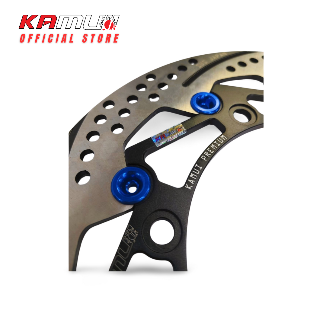 KAMUI Alloy Cnc Front Floating Brake Disc Blue Pin Honda Forza 350 ADV ...
