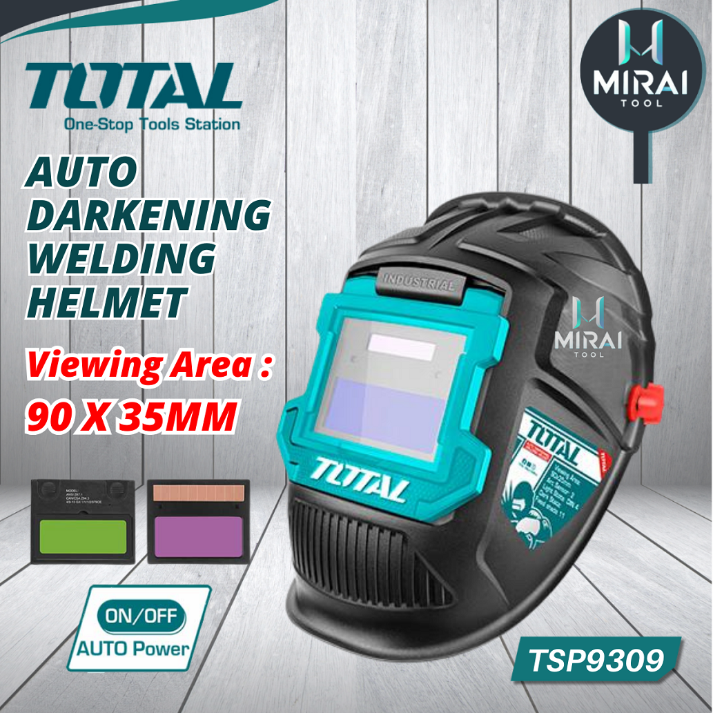 TOTAL TSP9309 Auto Darkening Welding Helmet | Shopee Malaysia