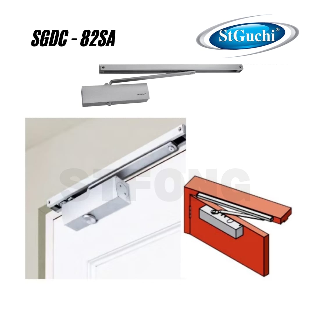 St Guchi Door Closer SGDC-82SA / SGDC 82SA / with 88 slide arm / door ...