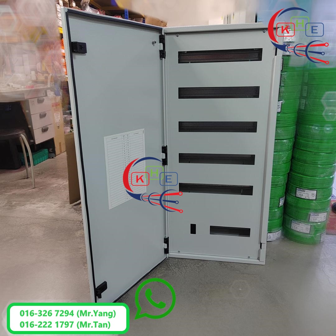 100Way 6Row Metal Clad Enclosures DB Box /100hala 6 Baris Kotak Logam ...