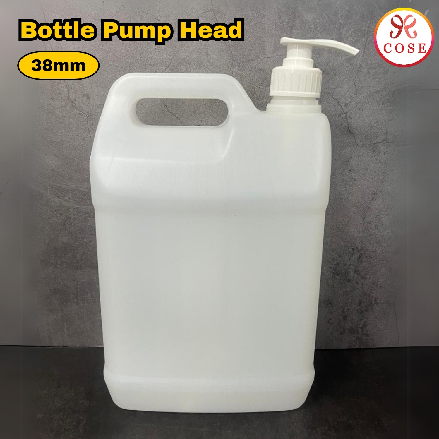 COSE 5 Liter Pump 5L/10L HDPE Bottle Pump 38mm/45mm Pum Tong Air Jerry ...