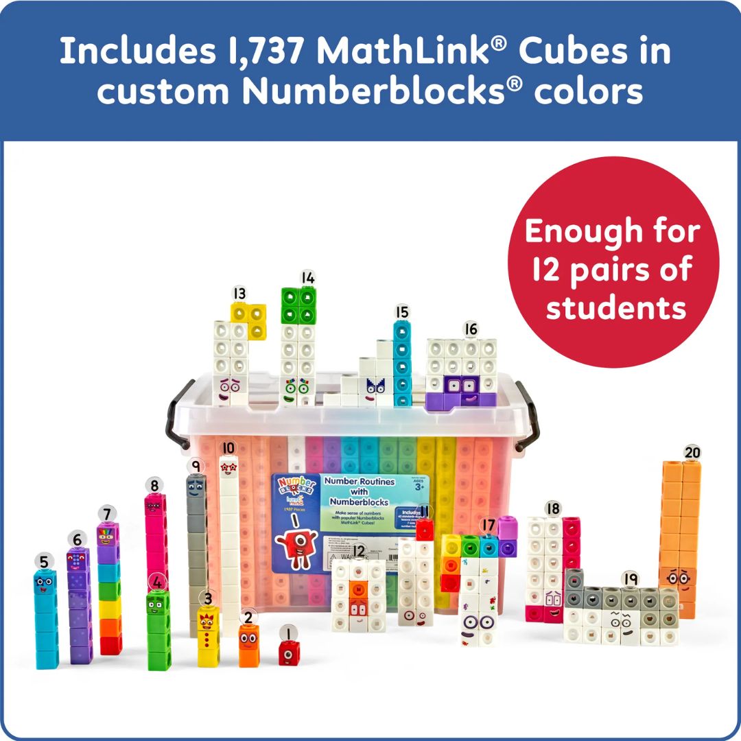Learning Resources Number Routines with Numberblocks Class Set by ...