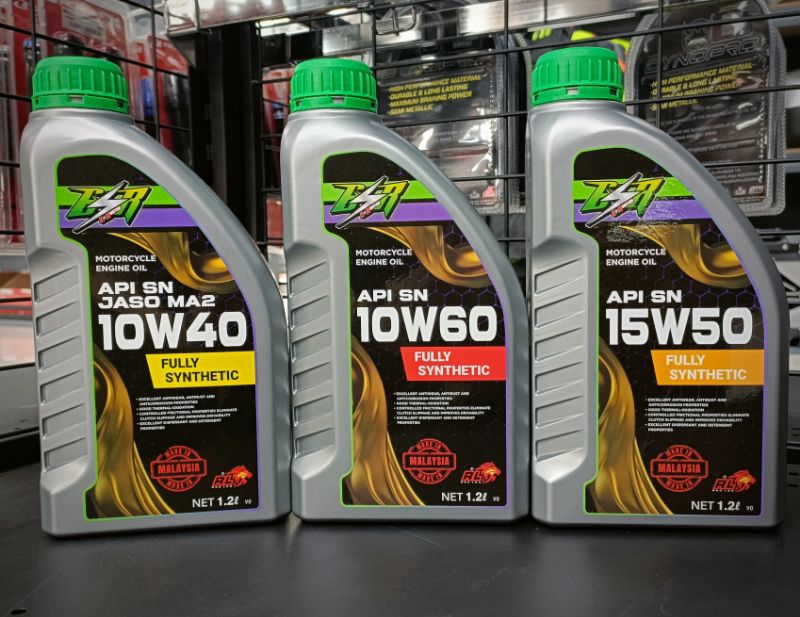 ESR MOTORCYCLE ENGINE OIL 4T 1.2L FULLY SYNTHETIC 10W40 15W50 10W60 ...