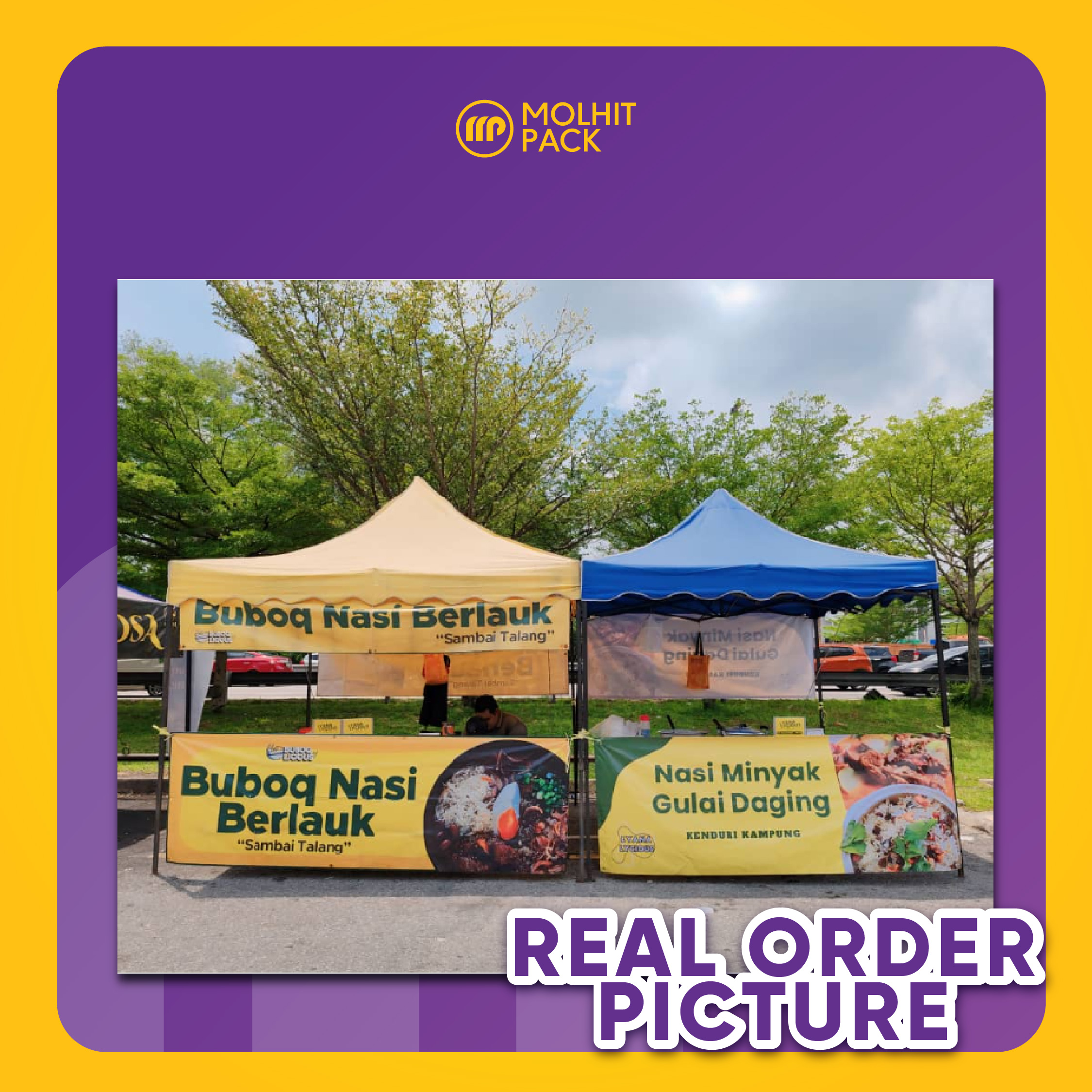 Banner Bunting Printing Business Makanan Minuman Bazar Ramdhan Khemah ...