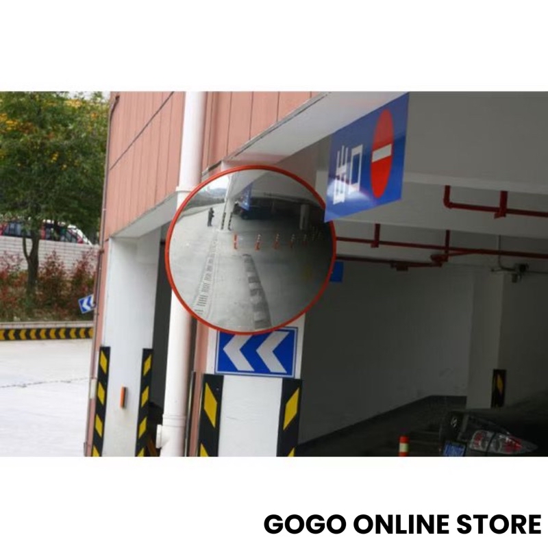 CONVEX MIRROR 100CM/80CM/60CM/45CM PC Plastic Orange Outdoor Safety ...
