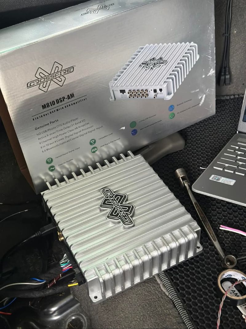 Crossfire CF-M810DSP-AM 8CH DSP Amplifier 10CH Full Function Tuning 31 ...