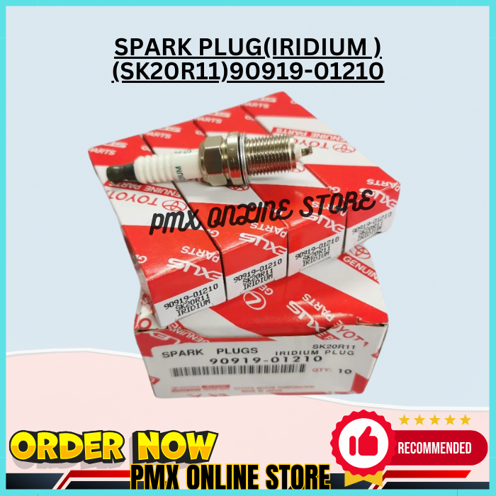 TOYOTA IRIDIUM Spark Plug 90919-01210 Toyota Estima Camry Harrier Altis Alphard Vios Vellfire ...