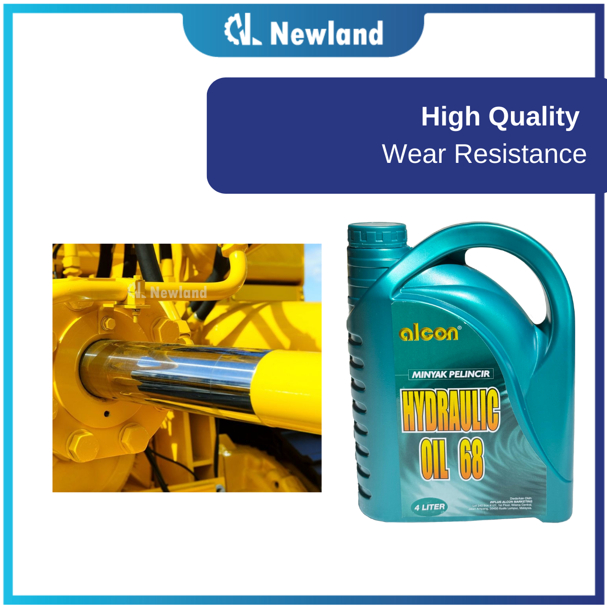 Alcon Hydraulic Oil / Minyak Hidraulik - AW68 (4L) | Shopee Malaysia