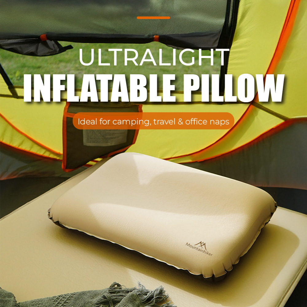 Mounthiker Camping Pillow Travel Cheese Form Auto Inflatable Portable ...