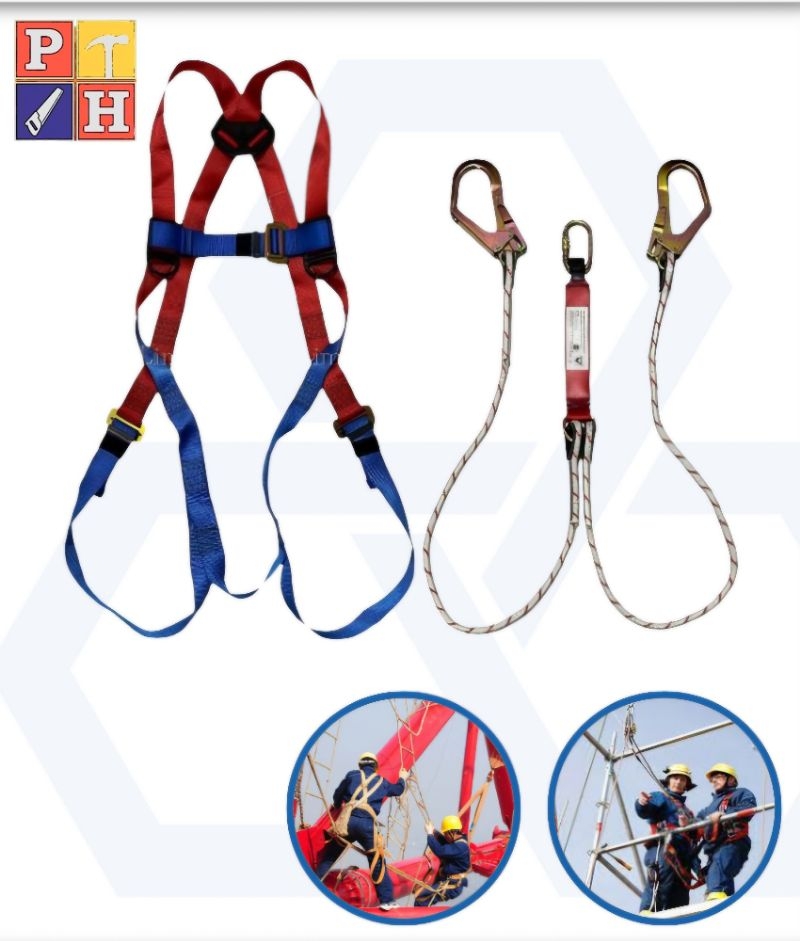 [READY STOCK, SHIP OUT IN 2 DAY] PICASAF Full Body Harness ( Double Lanyard ) | Shopee Malaysia