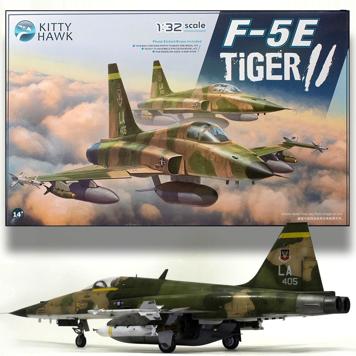 KITTY HAWK KH32018 1/32 NORTHROP F 5E TIGER II MODEL KIT | Shopee Malaysia