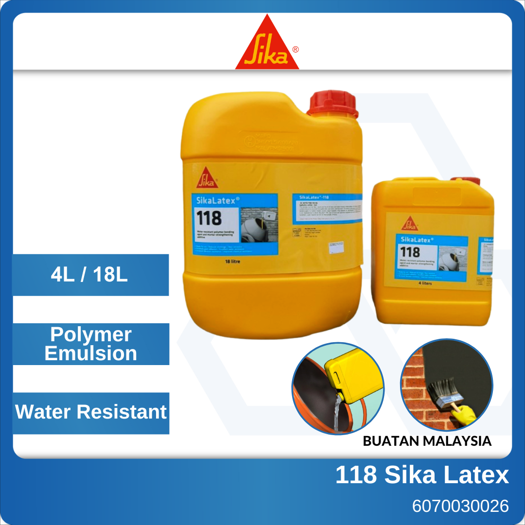 SIKA SikaLatex 118 Susu Gam Water-Resistant Polymer Bonding Agent ...