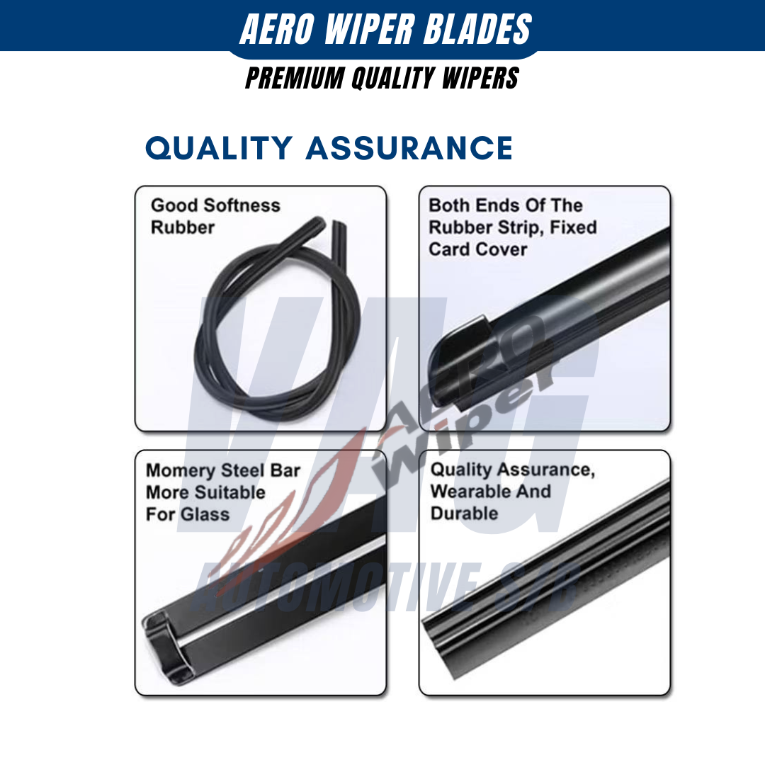 [PREMIUM PROTON WIPER] AERO WIPERS Car Wiper Blades (1 Set) SILICONE UPGRADED BLADES IRIZ ...