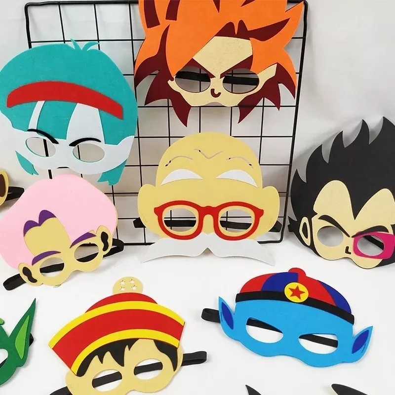 (Ready Stock) Dragon Ball Felt Mask 🎉 Goku, Vegeta, Gohan, Trunks ...