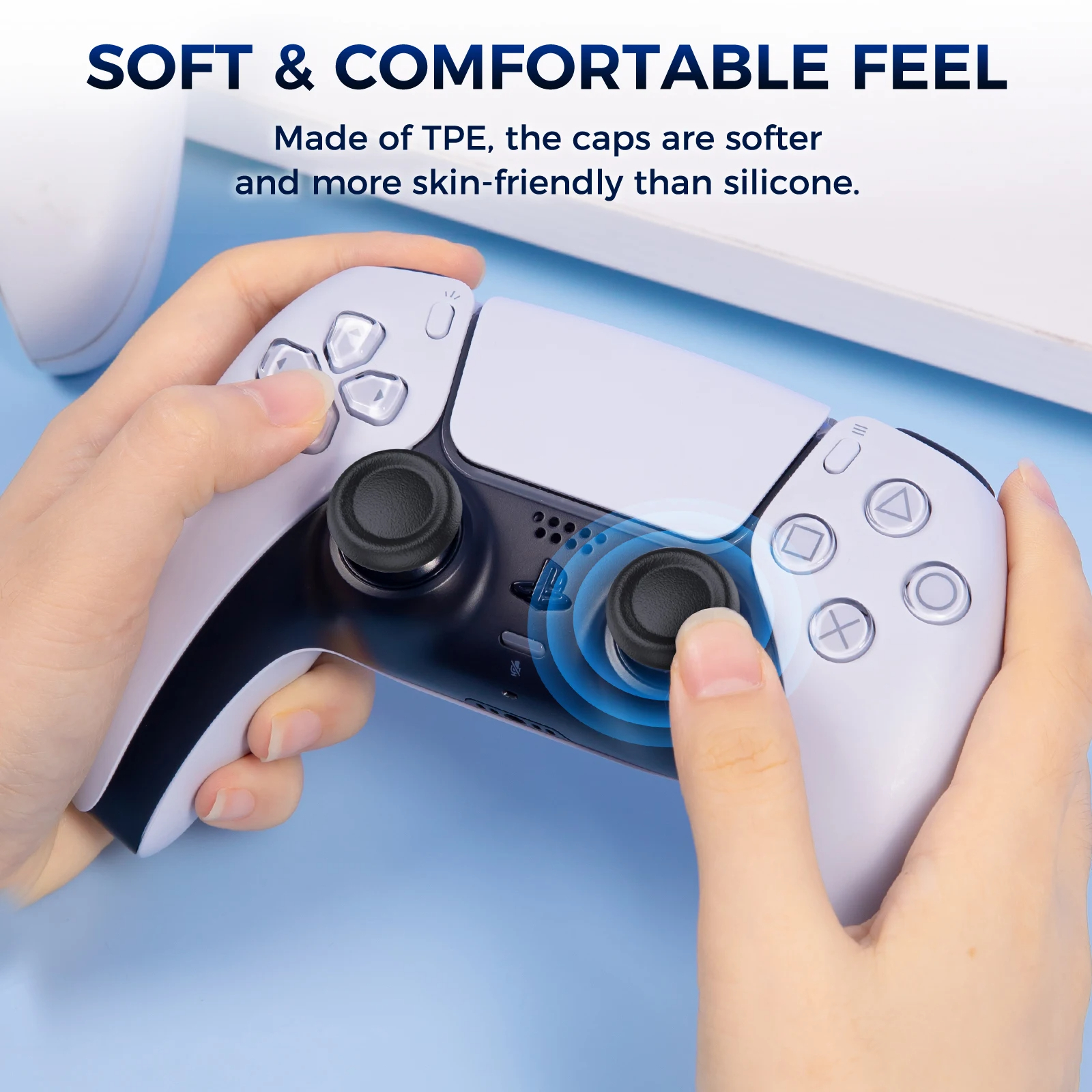 IINE 良值 PS5 Joystick Replacement Caps Analog Thumb Grip Replace Cover ...