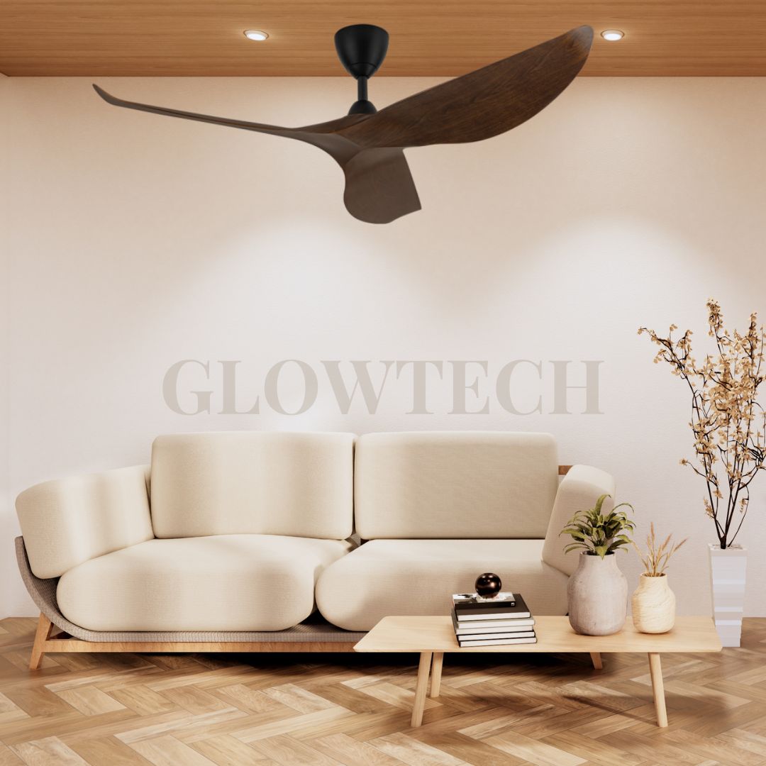 ALPHA VANNUS HARU DC Motor Ceiling Fan 3 ABS BLADE 40" / 56" 12 Speed R ...