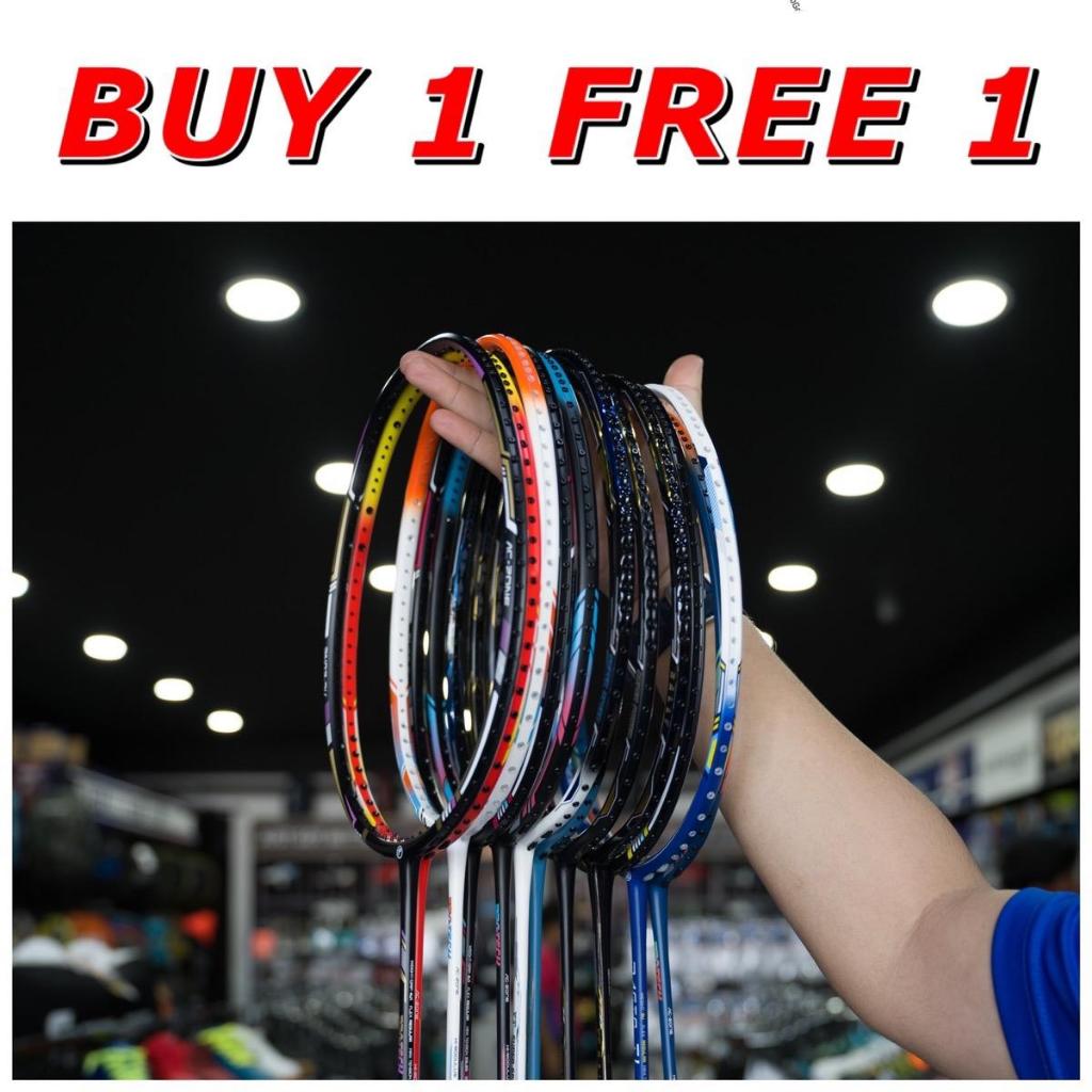 𝐏𝐑𝐎𝐌𝐎𝐒𝐈 𝐁𝐮𝐲 𝟏 𝐅𝐫𝐞𝐞 𝟏 Badminton Racket Original Raket Badminton Original ...
