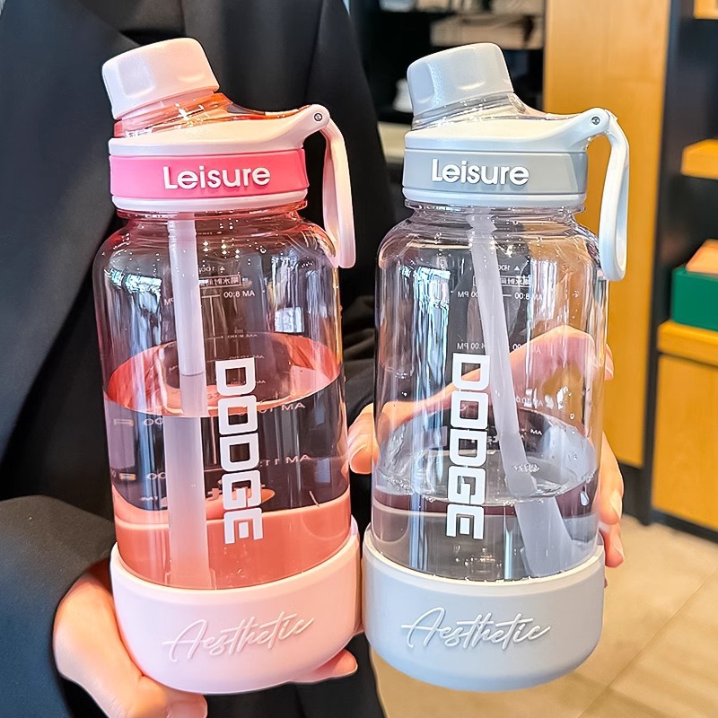 Dodge 780ml/1L/1.25L Direct Drink Large Capacity Leakproof Tritan BPA-Free Water Bottle | Shopee ...