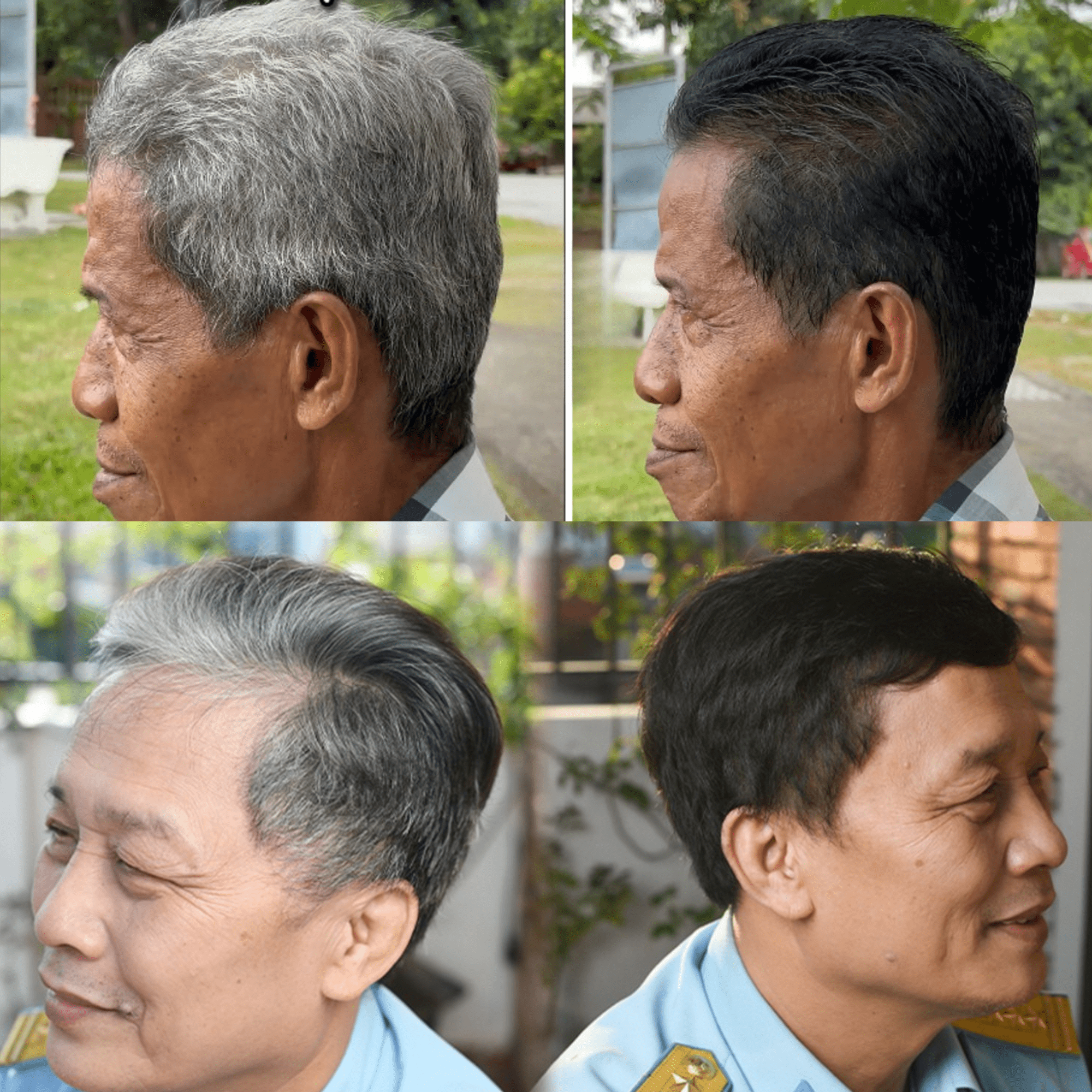 Abera SYAMPU PEWARNA RAMBUT HITAM, Syampu pewarna rambut herba buih ...