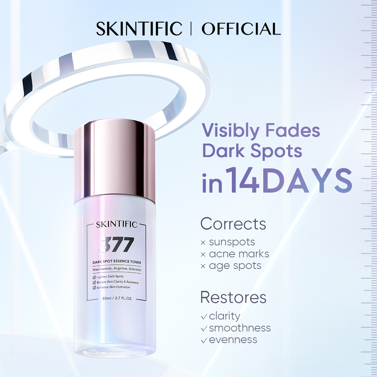 SKINTIFIC 377 Dark Spot Essence Toner Lighten Dark Spots Boosts Skin ...