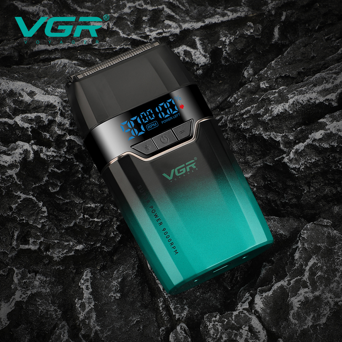 VGR V-308 Professional Hair Shaver 9000RPM Double Foil Salon Series ...
